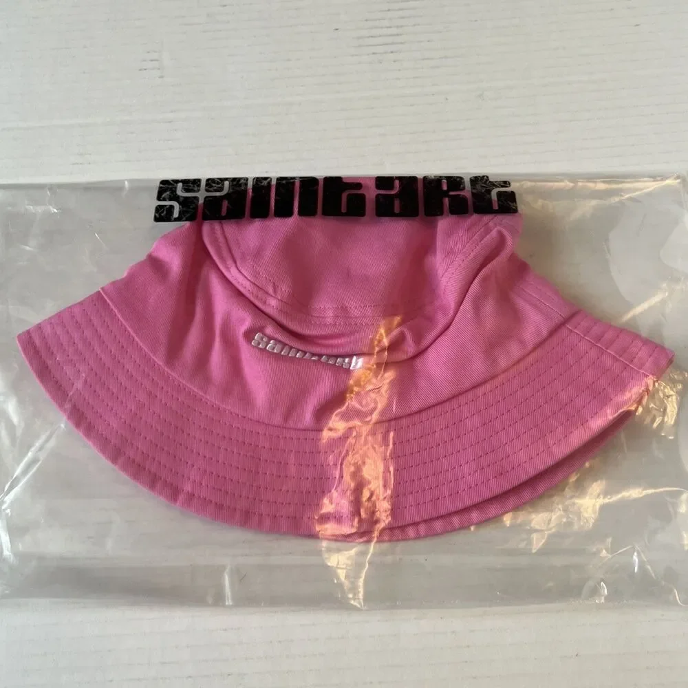 Saintart | Accessories | Saint Art Pink Bucket Hat Sz M Boonie Brim Sun ...